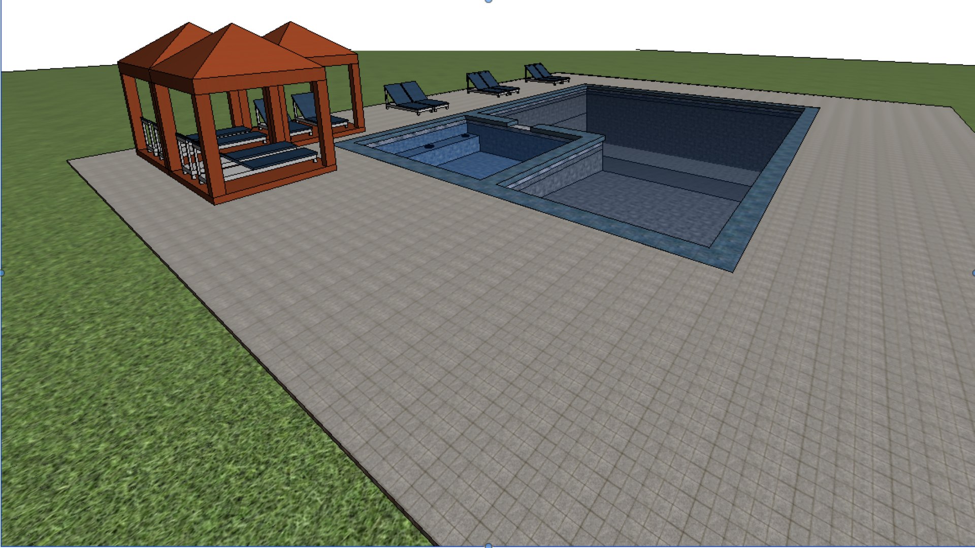 3D 3D Pool Design Model - TurboSquid 1901571
