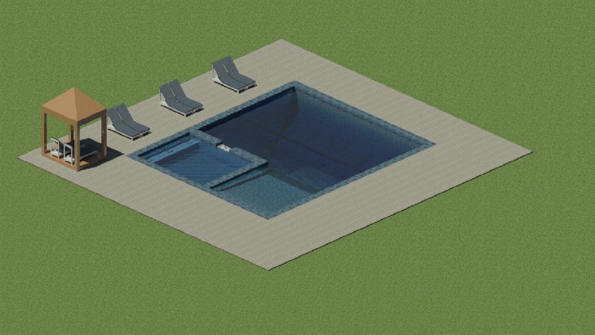 3D 3D Pool Design Model - TurboSquid 1901571