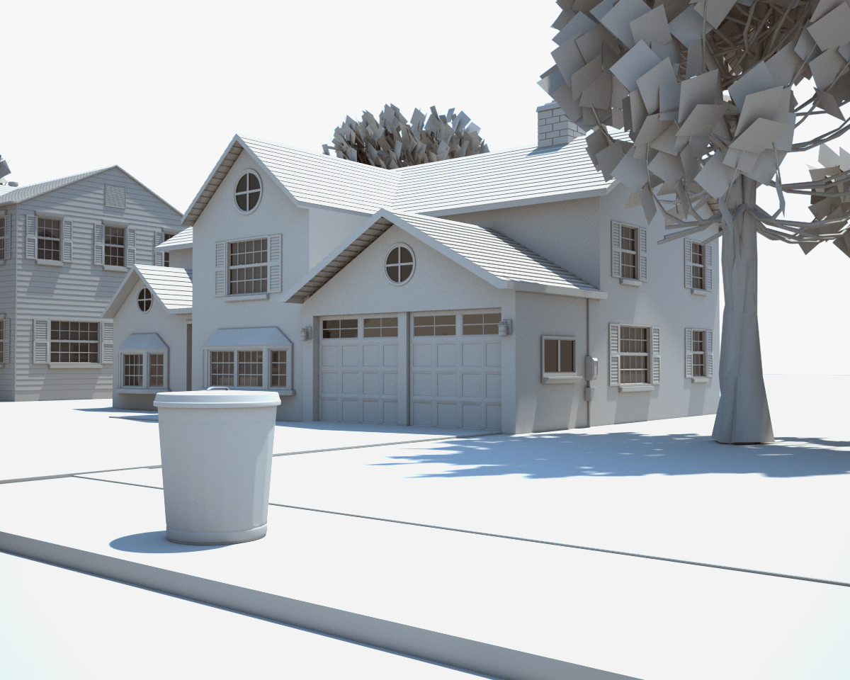 3D neighborhood v-ray - TurboSquid 1371232