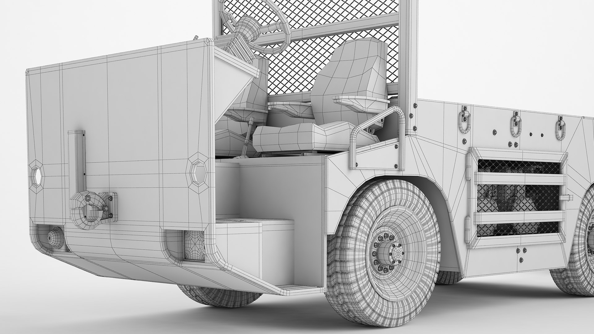 3D Military Aircraft Tugs 08 Model - TurboSquid 1744476