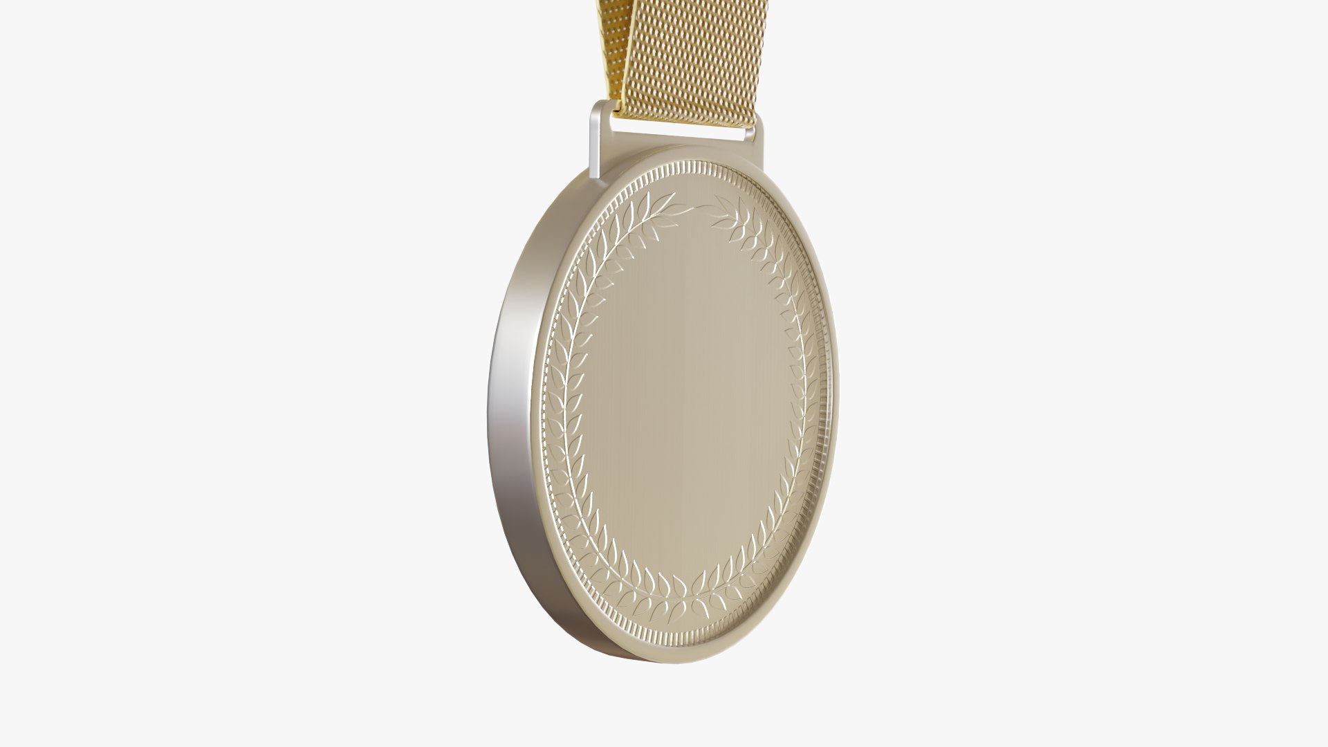 3D Silver Medal Model - TurboSquid 1985867