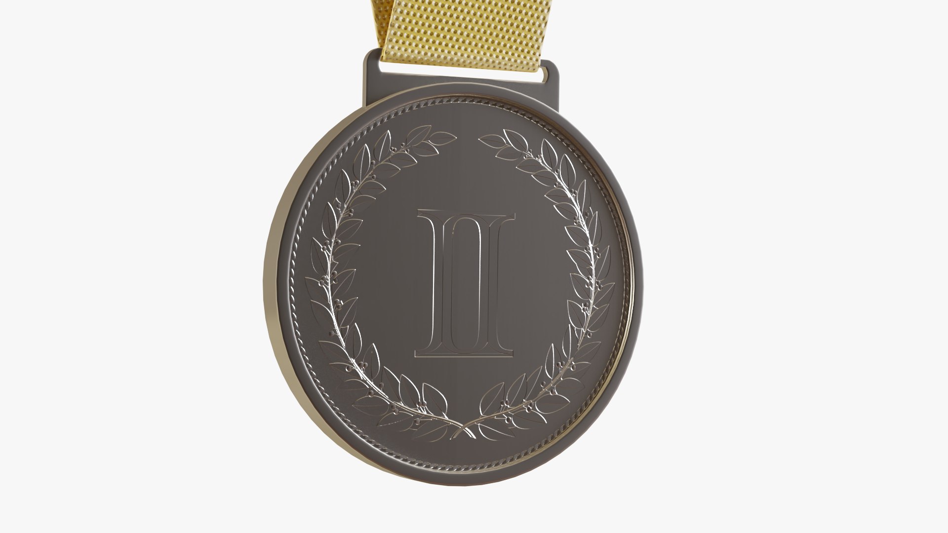 3D Silver Medal Model - TurboSquid 1985867