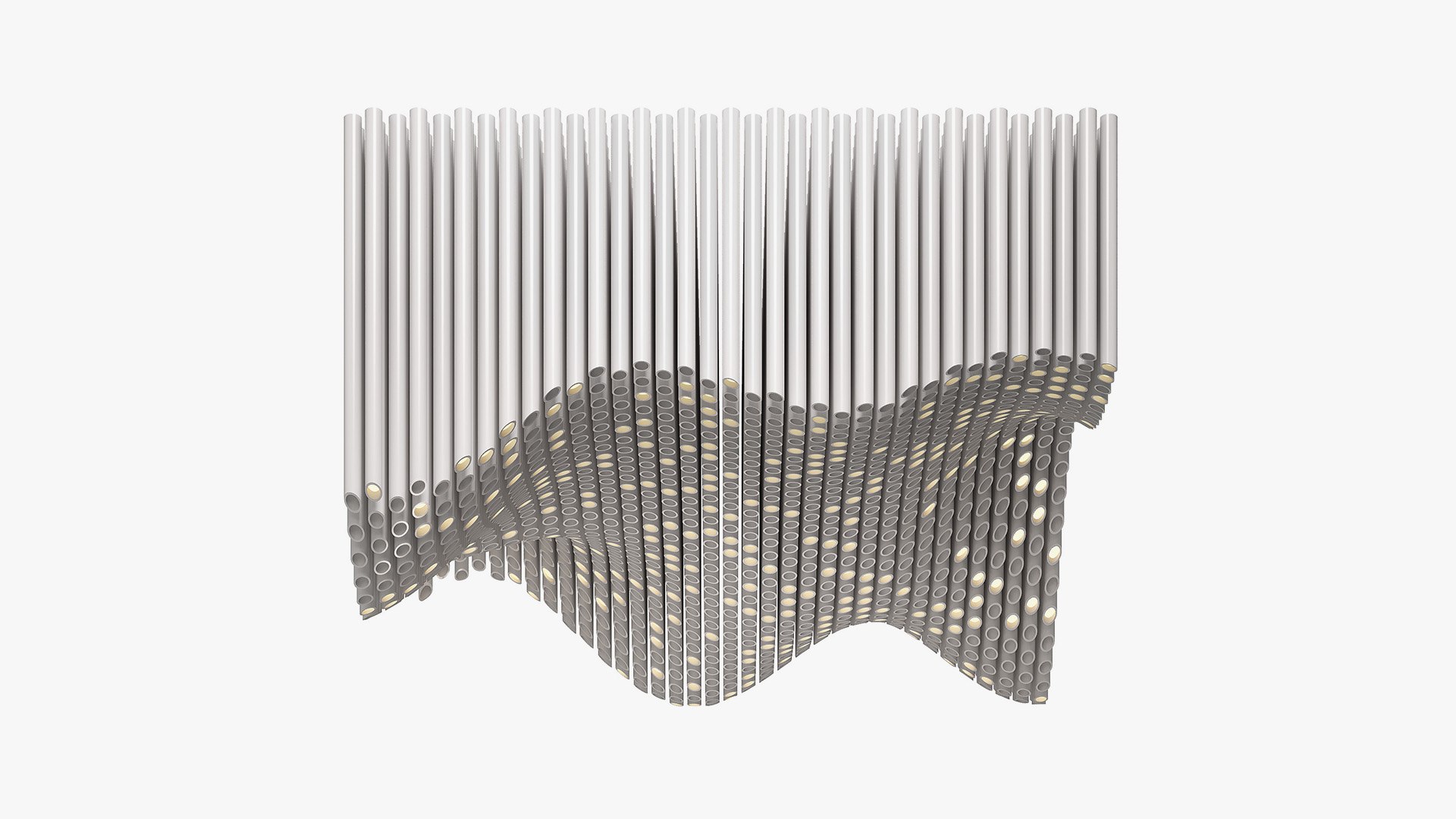 Parametric Ceiling Made Of R50 Pipes 3D - TurboSquid 2430856