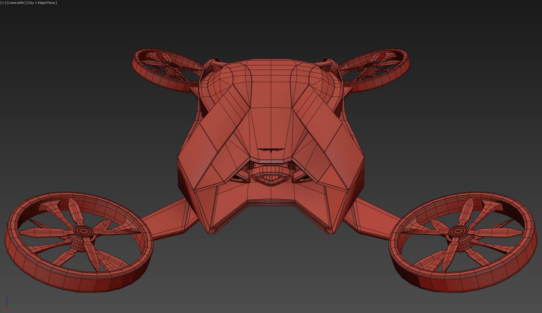 Car Copter 3D Model - TurboSquid 1330240