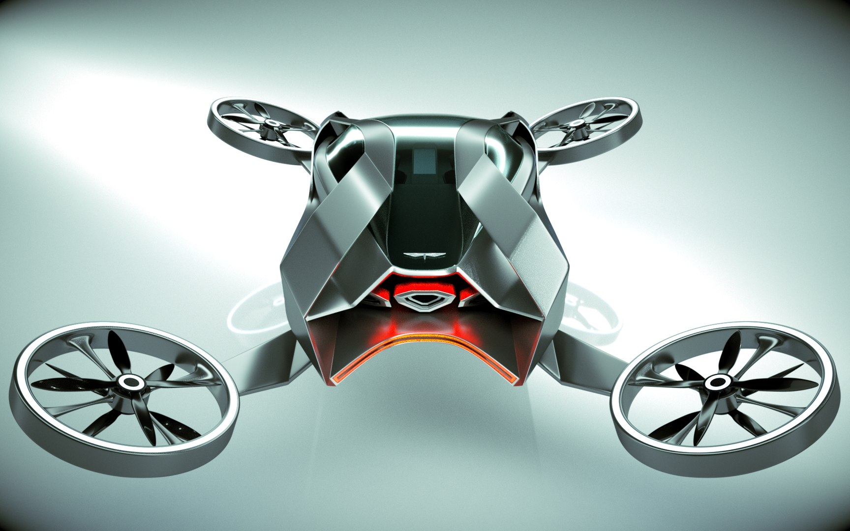 Car Copter 3D Model - TurboSquid 1330240