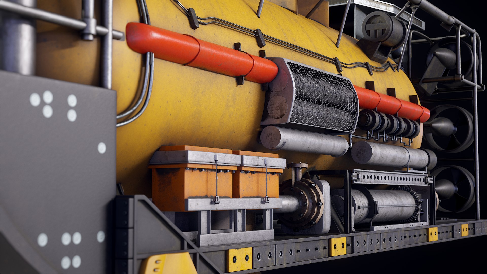 Remotely Operated SRS - Submarine Rescue System NATO 3D - TurboSquid ...