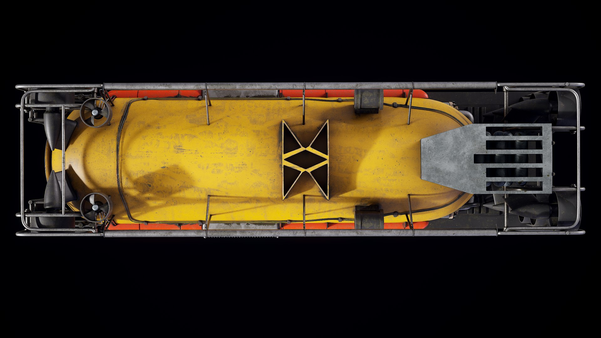 Remotely Operated SRS - Submarine Rescue System NATO 3D - TurboSquid ...