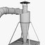 3d Model Industrial Cyclone Dust Collector