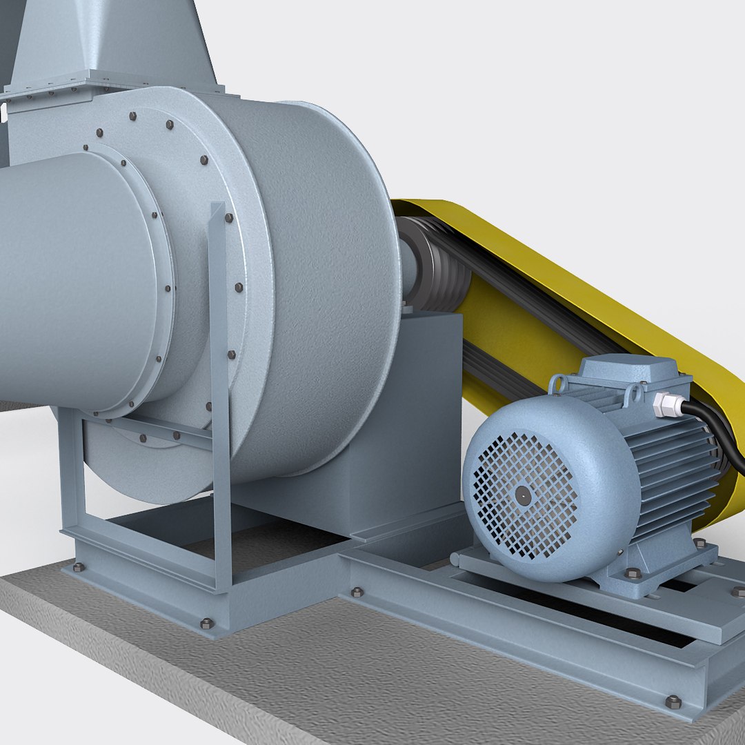 3d Model Industrial Cyclone Dust Collector