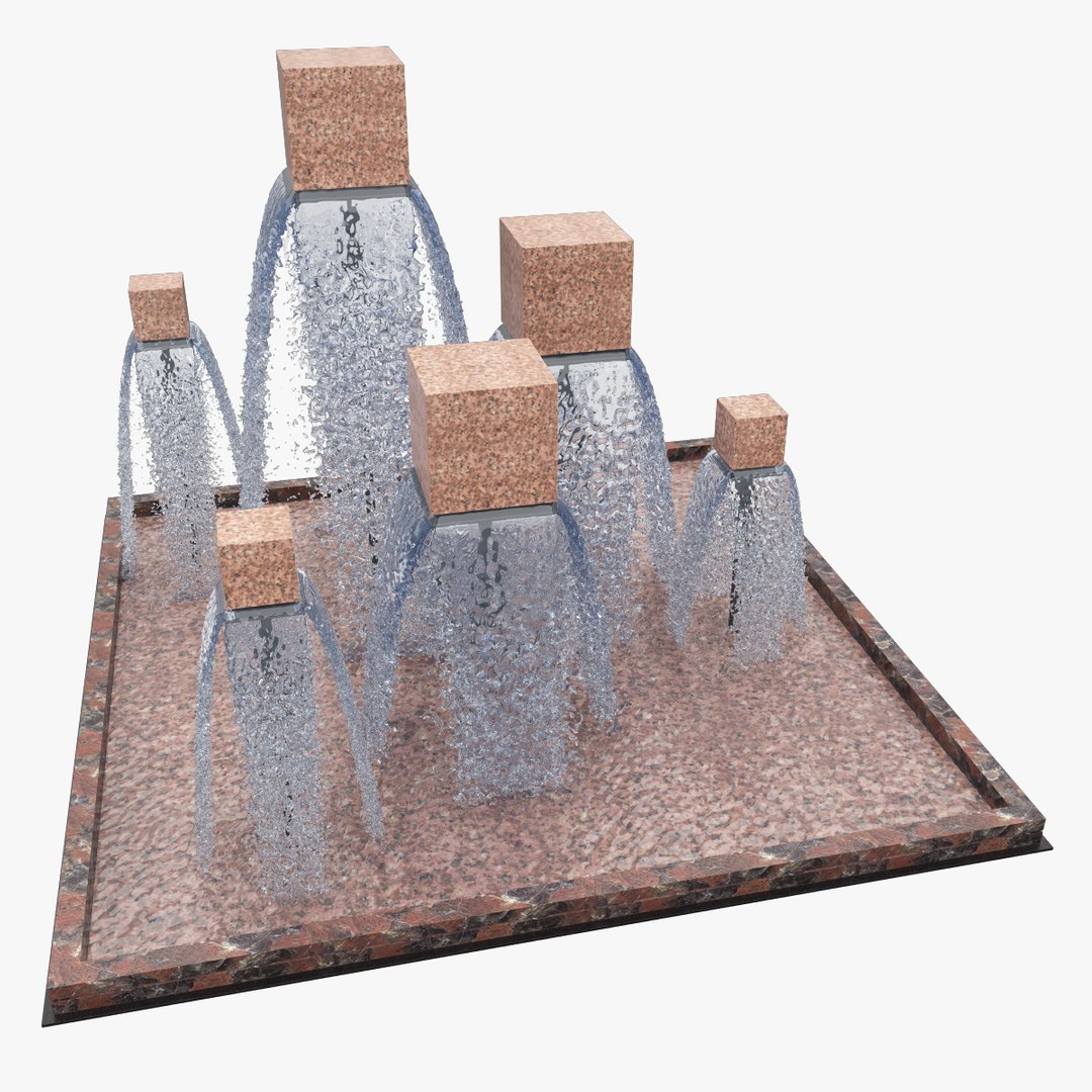 fountain 6 3d max