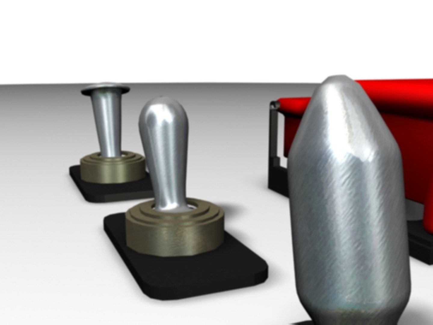 Cockpit Switches 3d Model