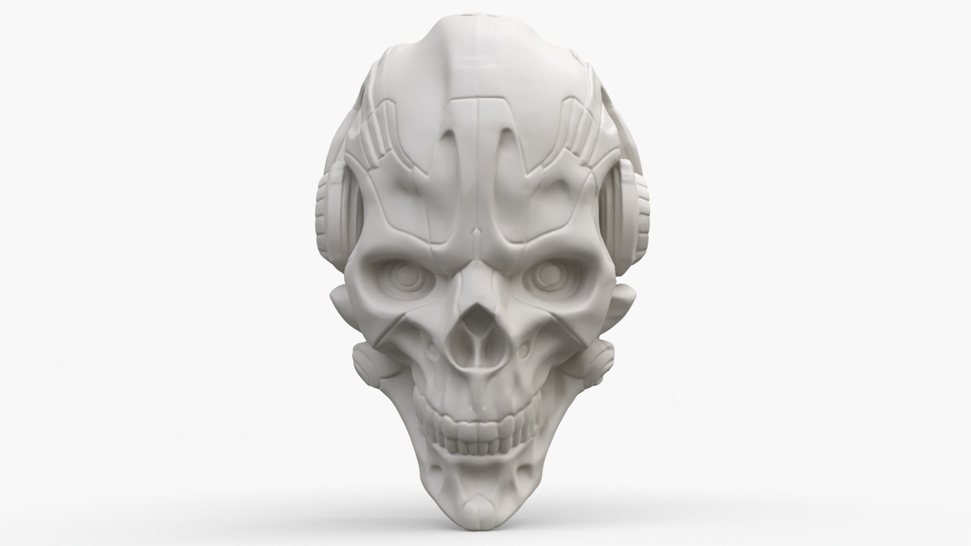 3D Model Industrial Skull Relief 8 - TurboSquid 2208282