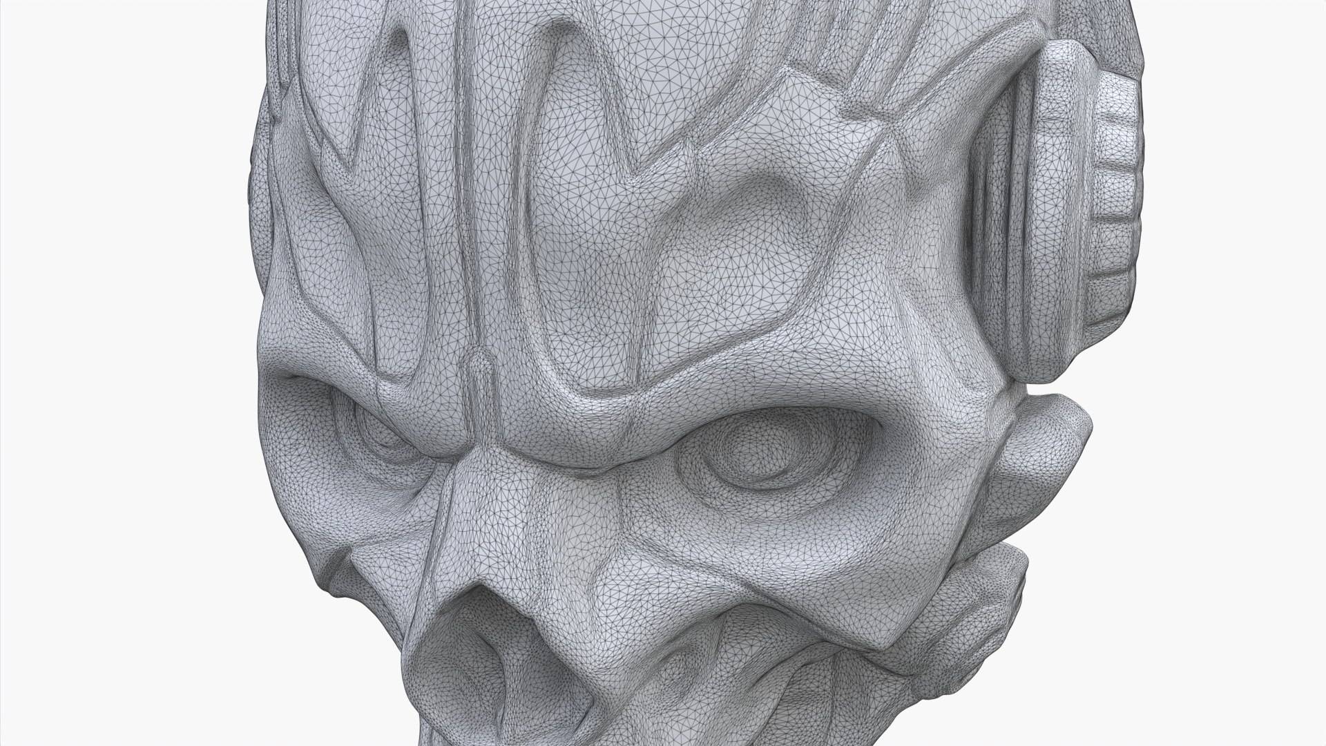 3D Model Industrial Skull Relief 8 - TurboSquid 2208282