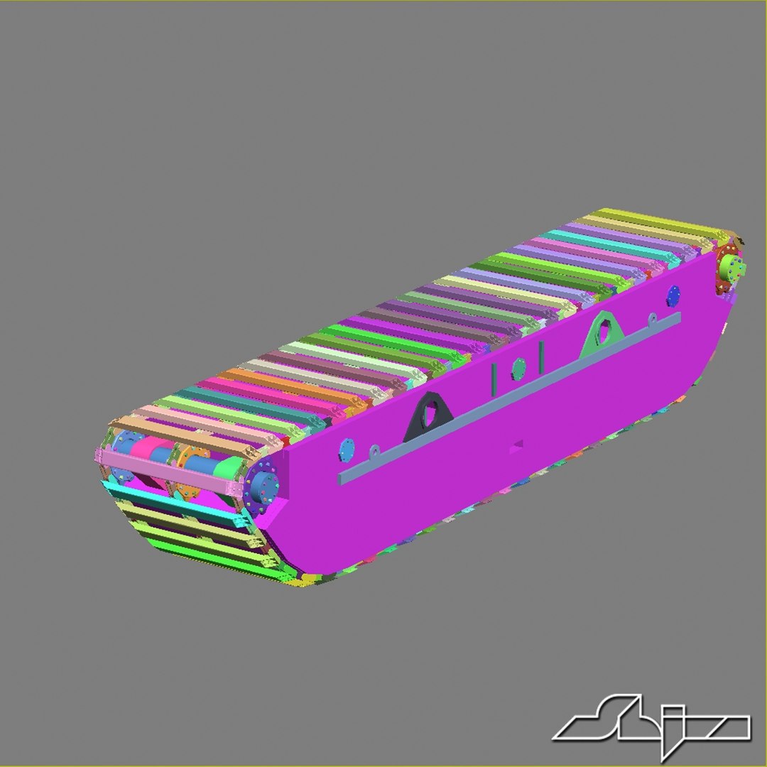 3ds Max Tractor Track