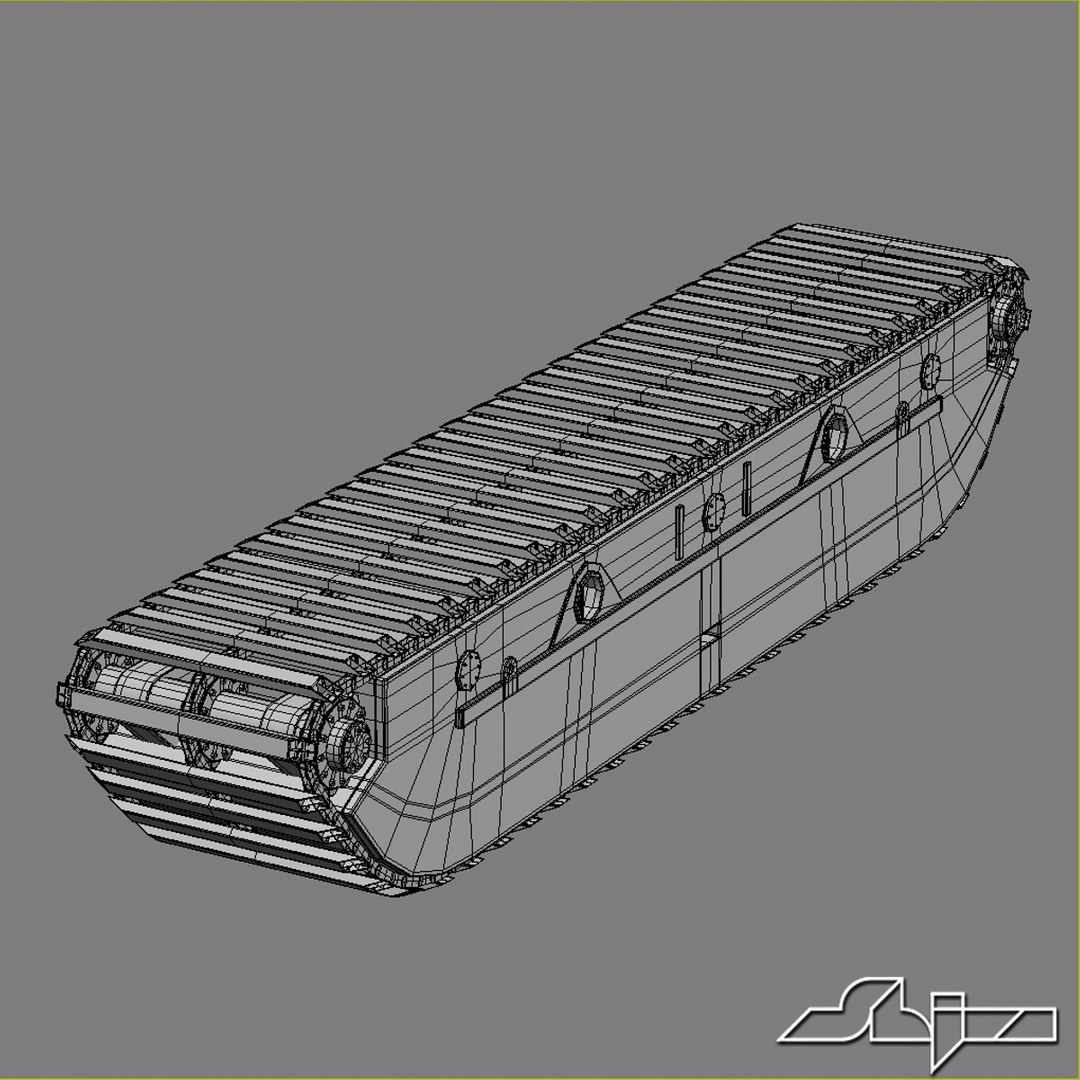 3ds Max Tractor Track