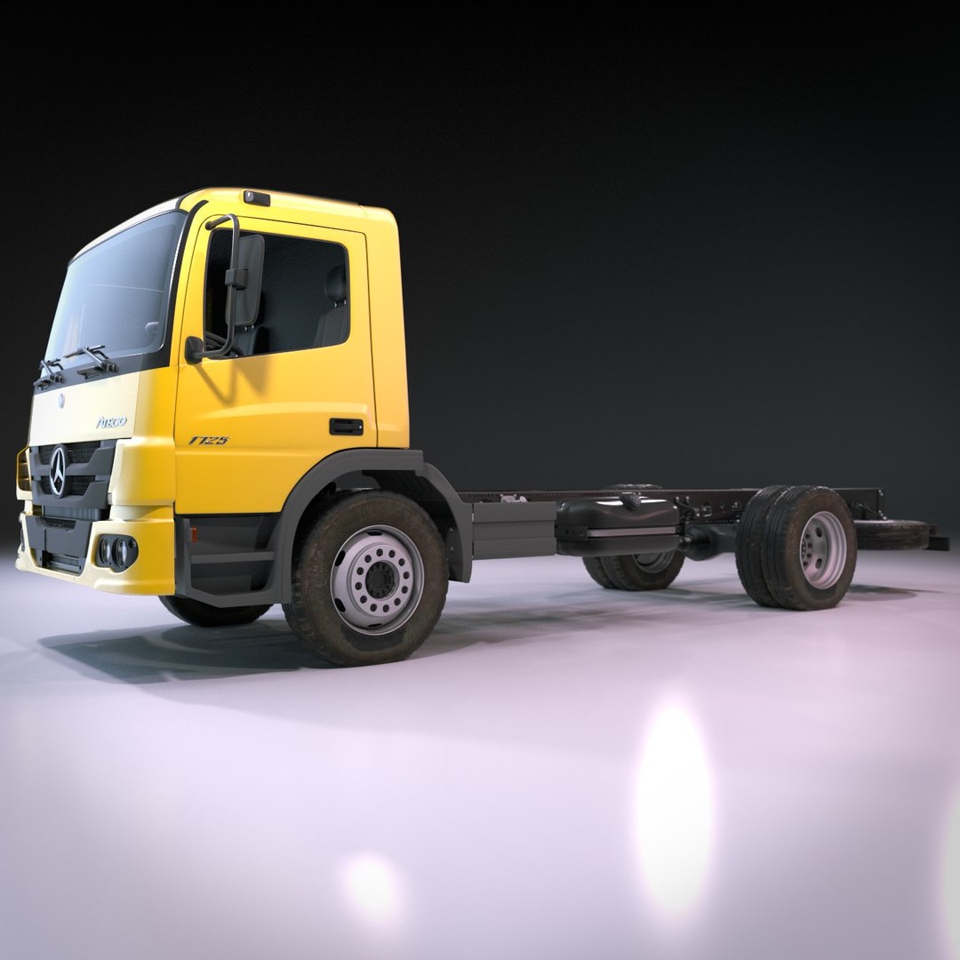 Mercedes Benz Atego 3d 3ds