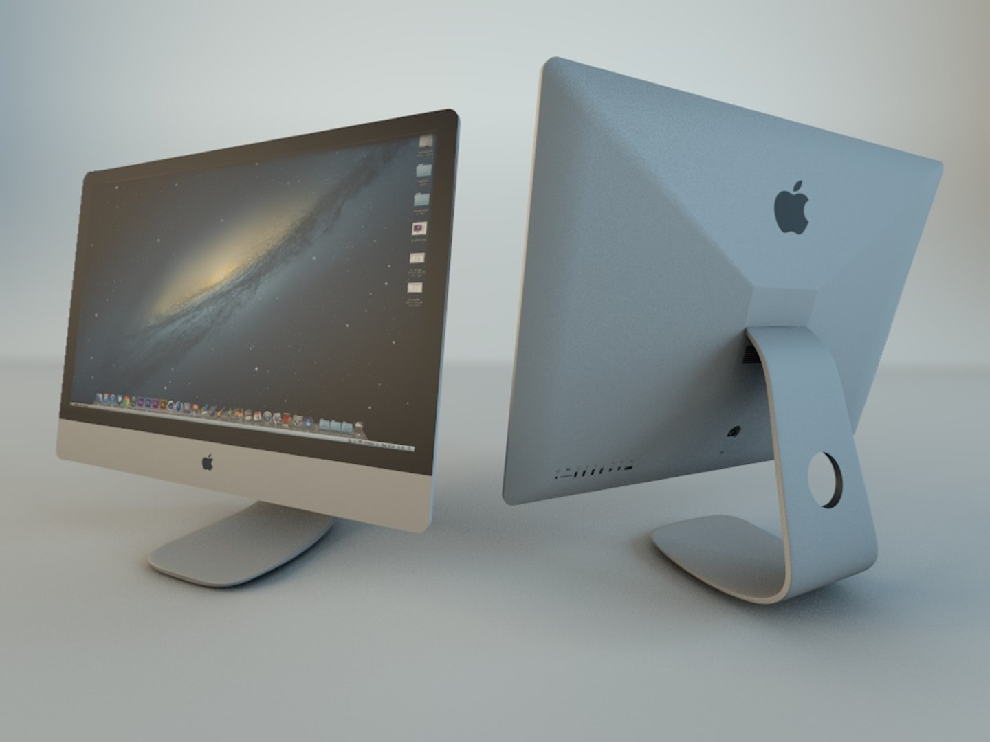 3d Apple Macpro Computer