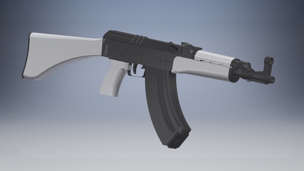 Assault rifle vz-58 3D model - TurboSquid 1695714