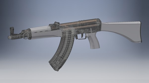 Assault rifle vz-58 3D model - TurboSquid 1695714