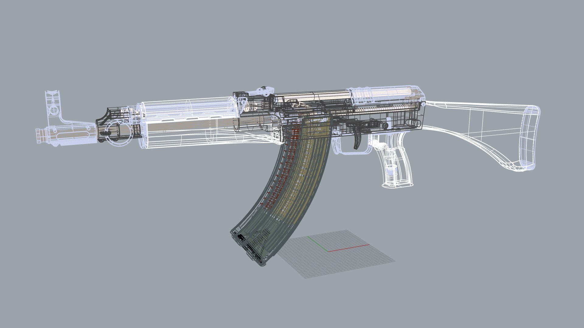 Assault Rifle Vz-58 3D Model - TurboSquid 1695714
