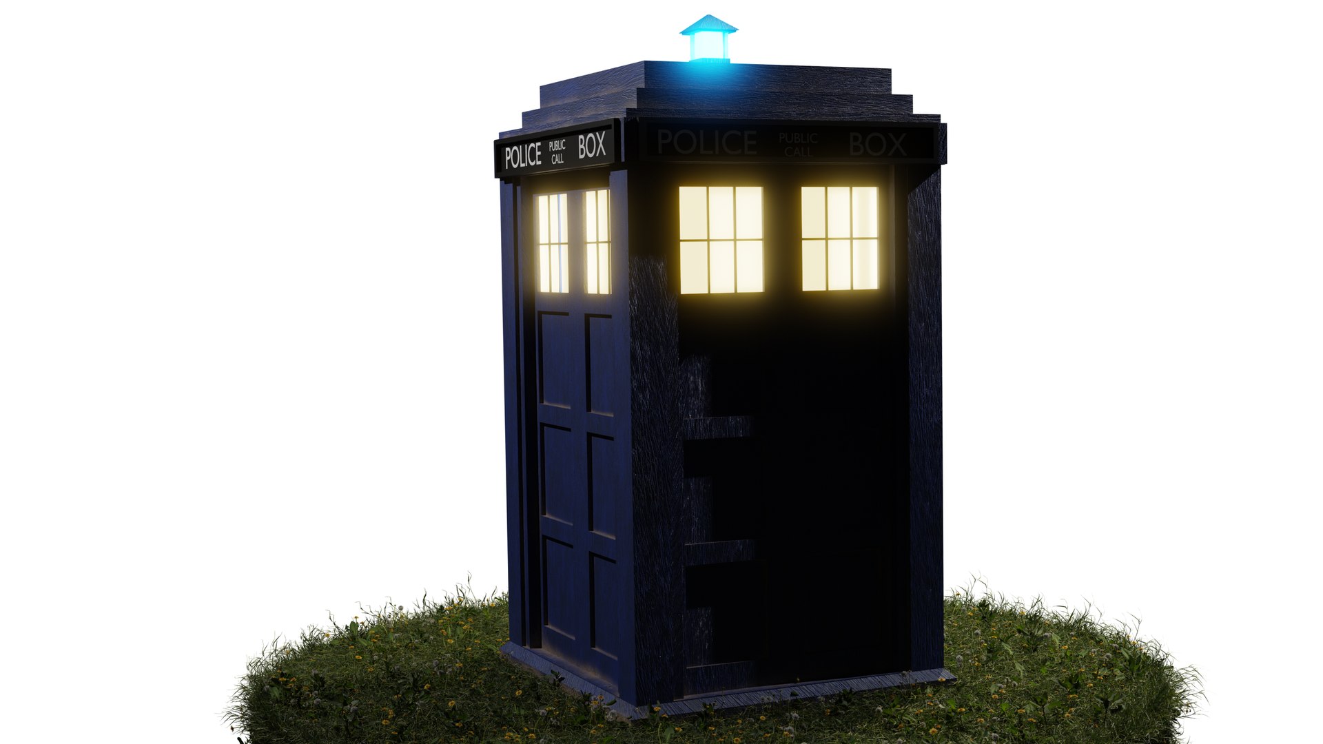 Doctor Who Tardis 3D Model - TurboSquid 2289098