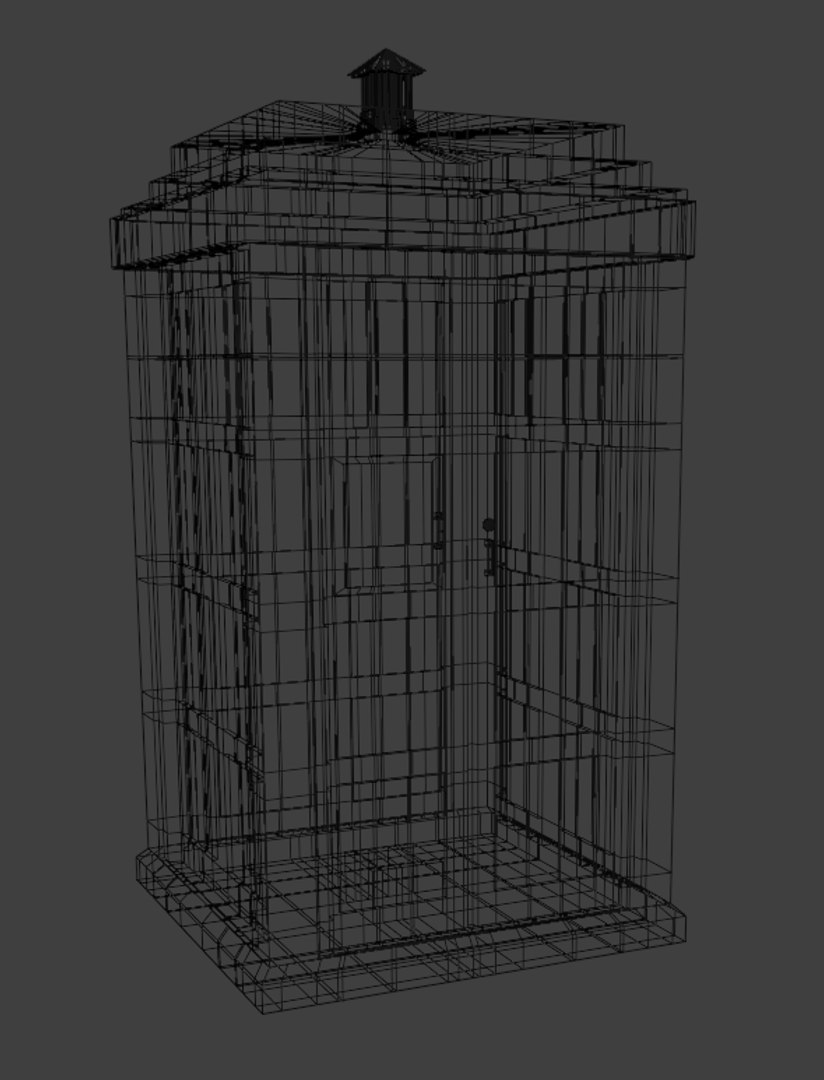 Doctor Who Tardis 3D Model - TurboSquid 2289098