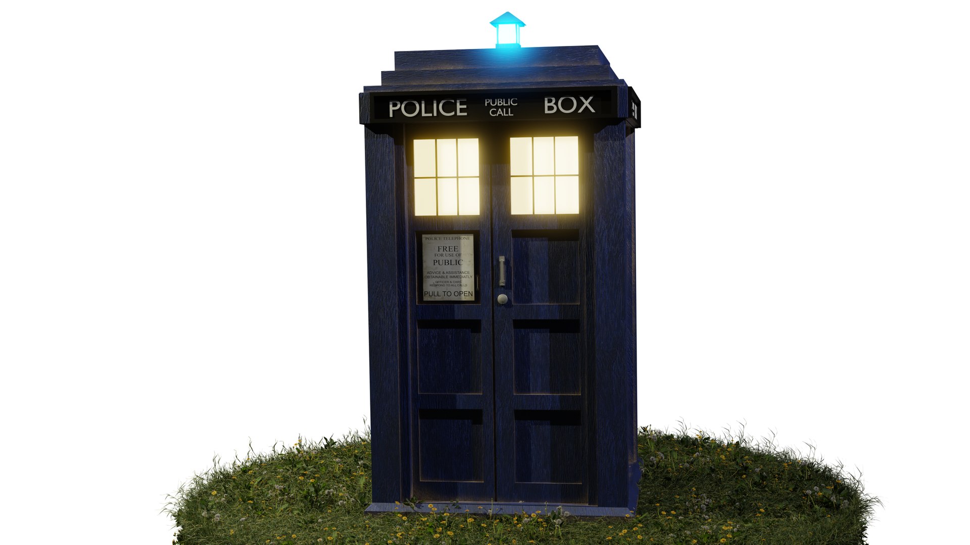 Doctor Who Tardis 3D Model - TurboSquid 2289098