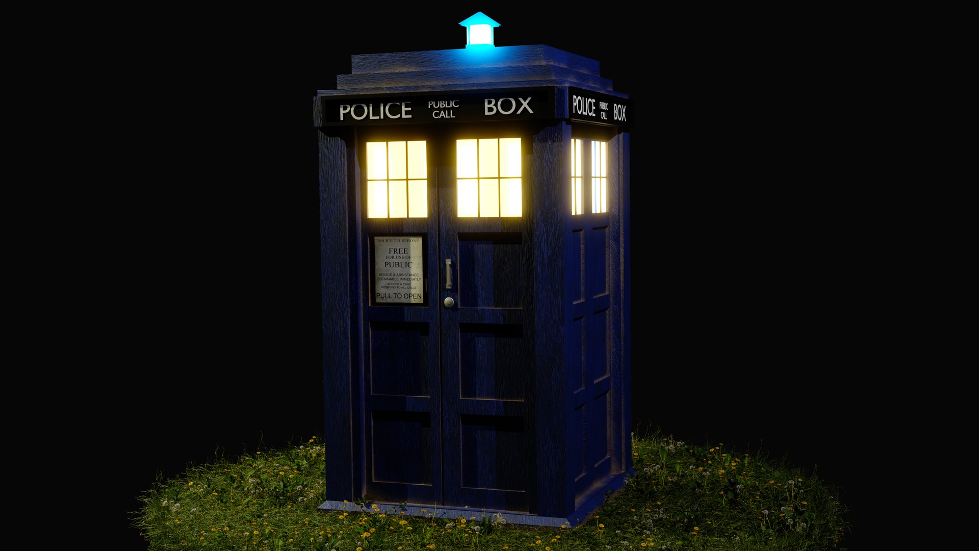 Doctor Who Tardis 3D Model - TurboSquid 2289098