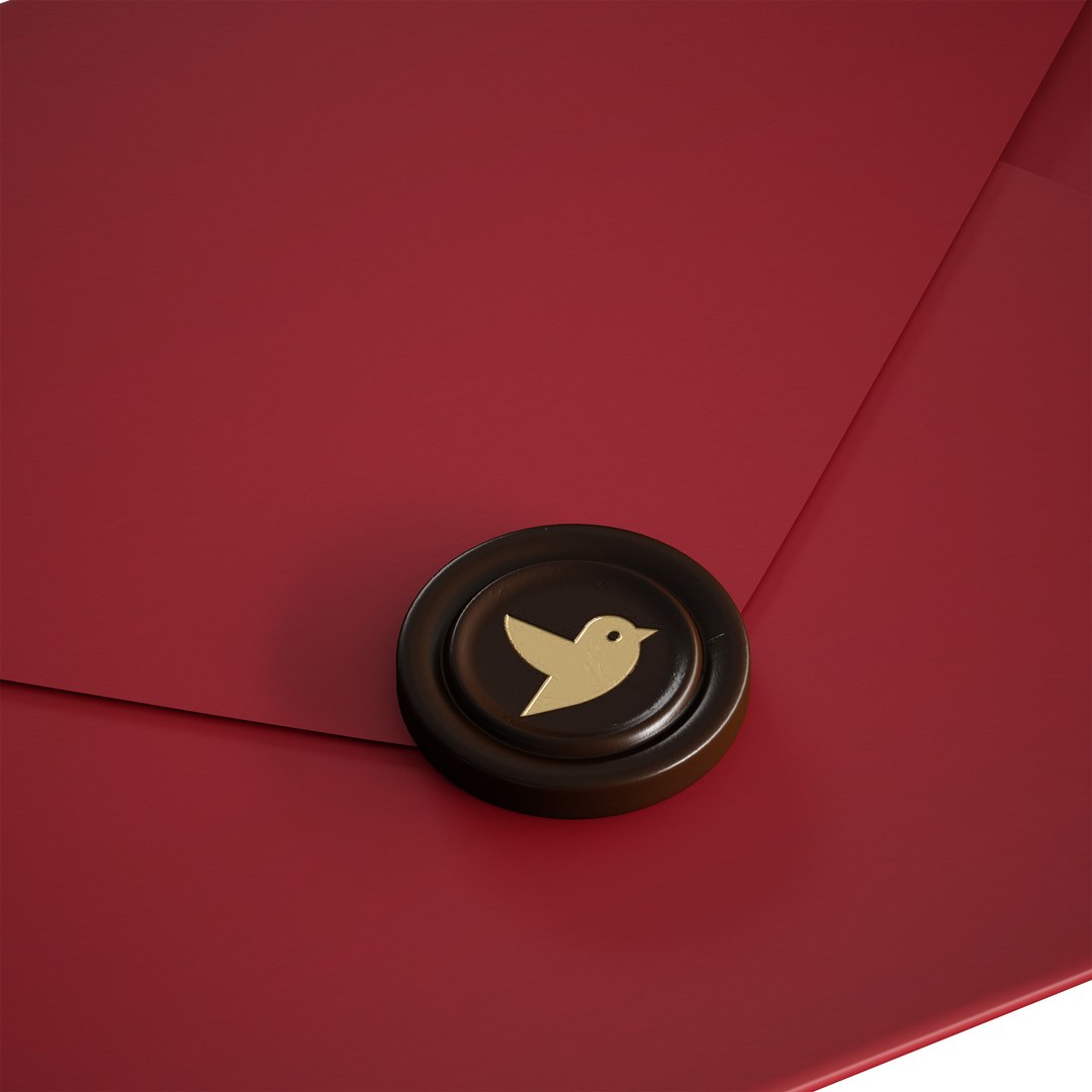 Envelope Letter Invitation 3D Model - TurboSquid 2293092