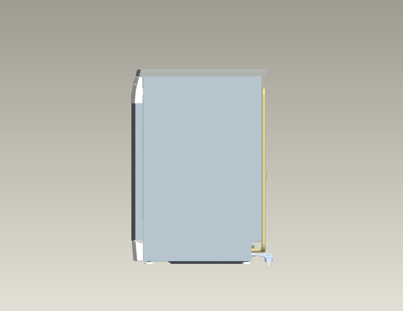 Automatic Dishwashing Machine 3d Model