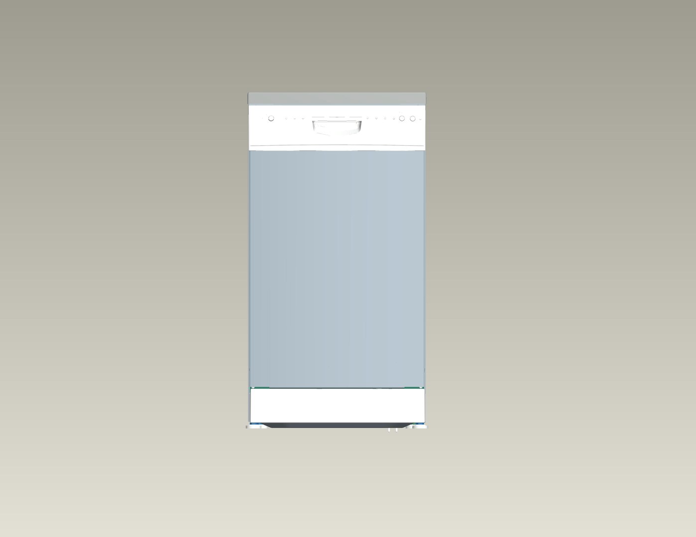 Automatic Dishwashing Machine 3d Model