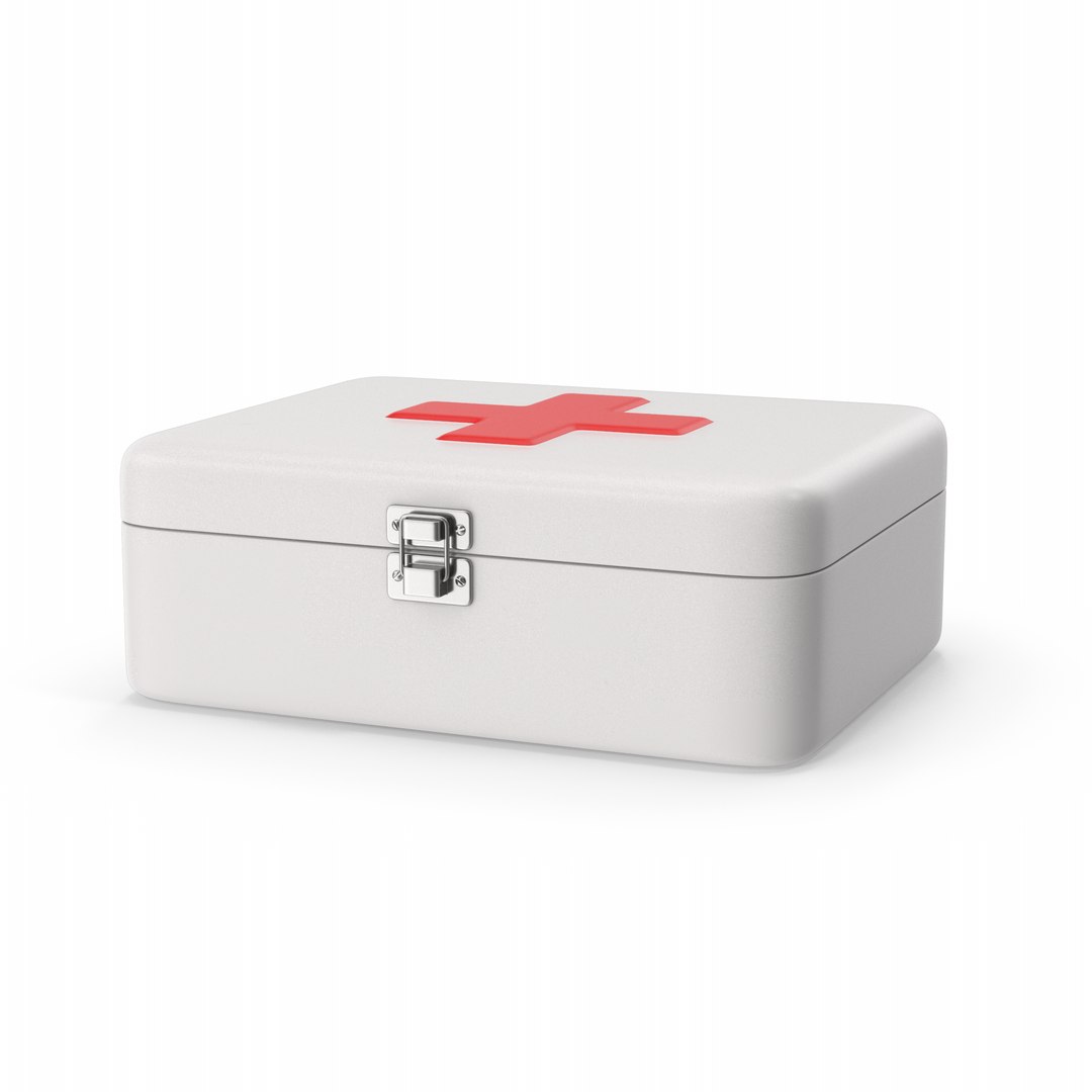 3D First Aid Box Model - TurboSquid 2190347