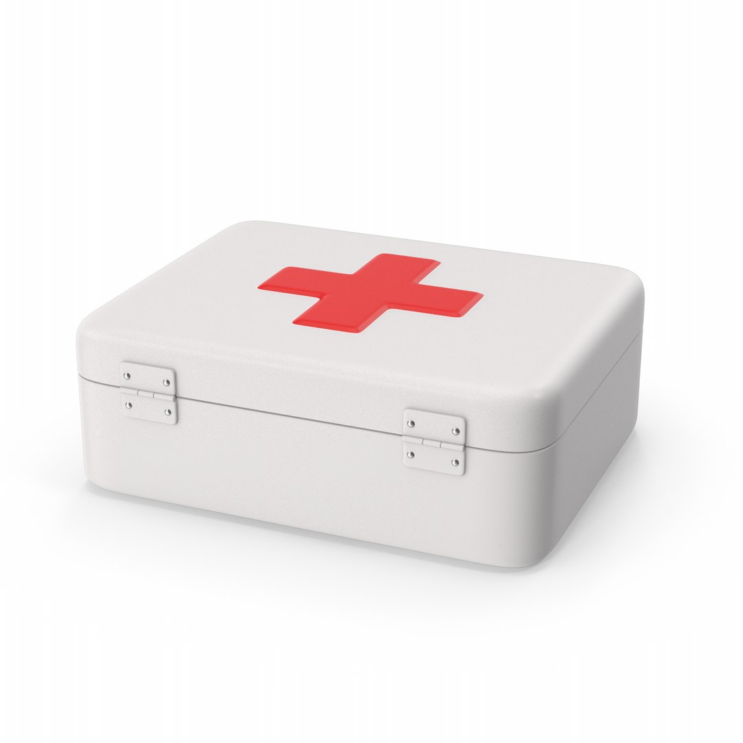 3D First Aid Box Model - TurboSquid 2190347