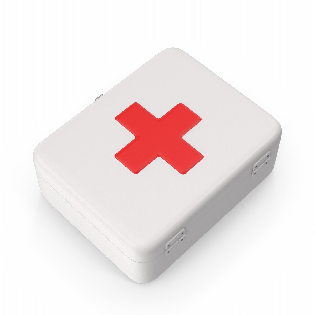 3D First Aid Box Model - TurboSquid 2190347