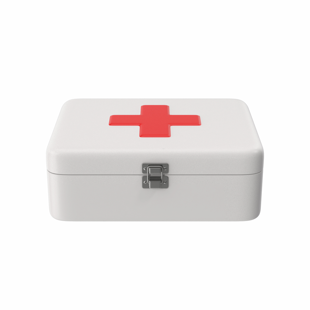 3D First Aid Box Model - TurboSquid 2190347