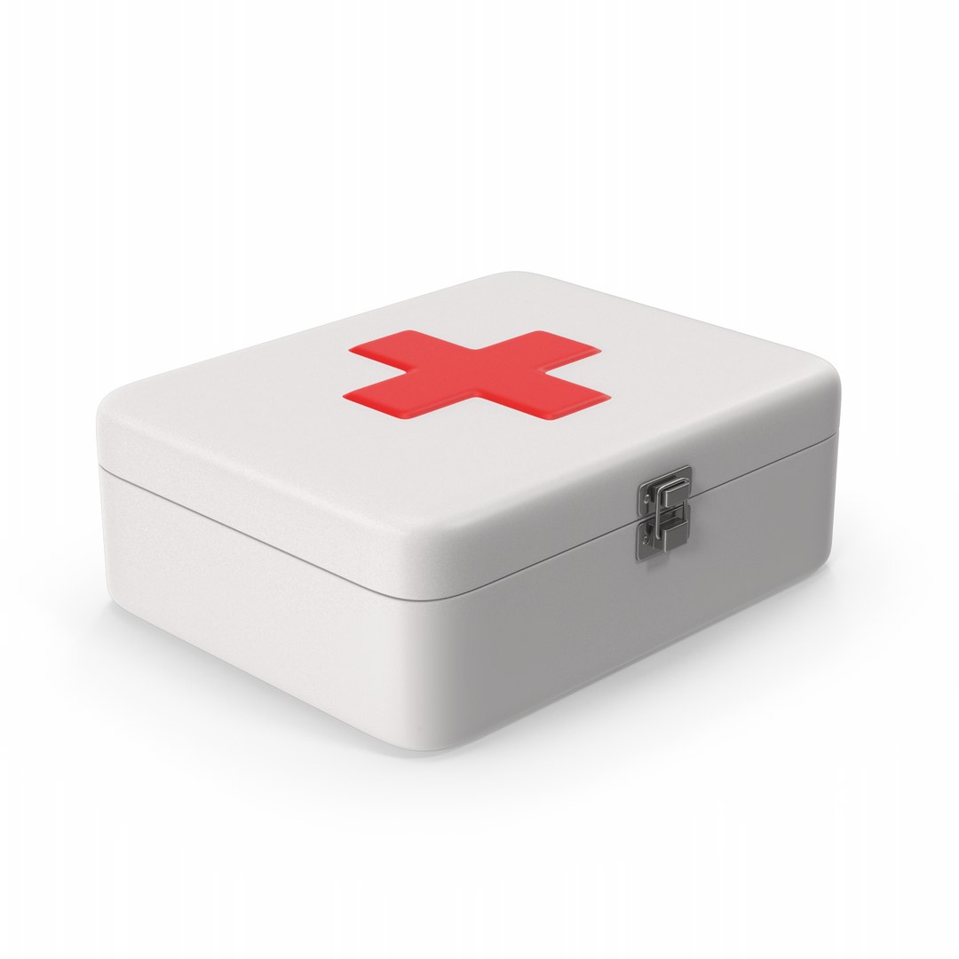3D First Aid Box Model - TurboSquid 2190347