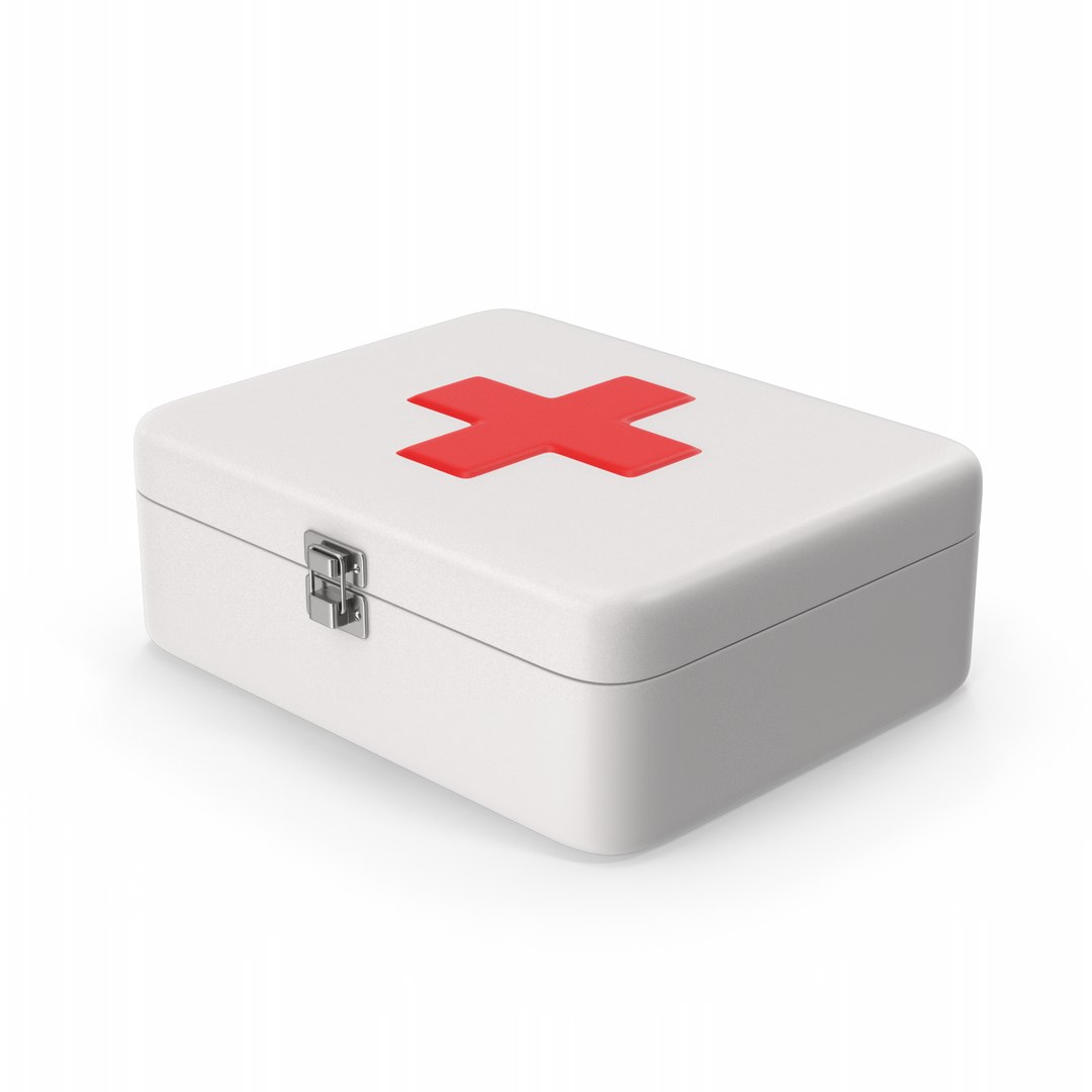 3D First Aid Box Model - TurboSquid 2190347