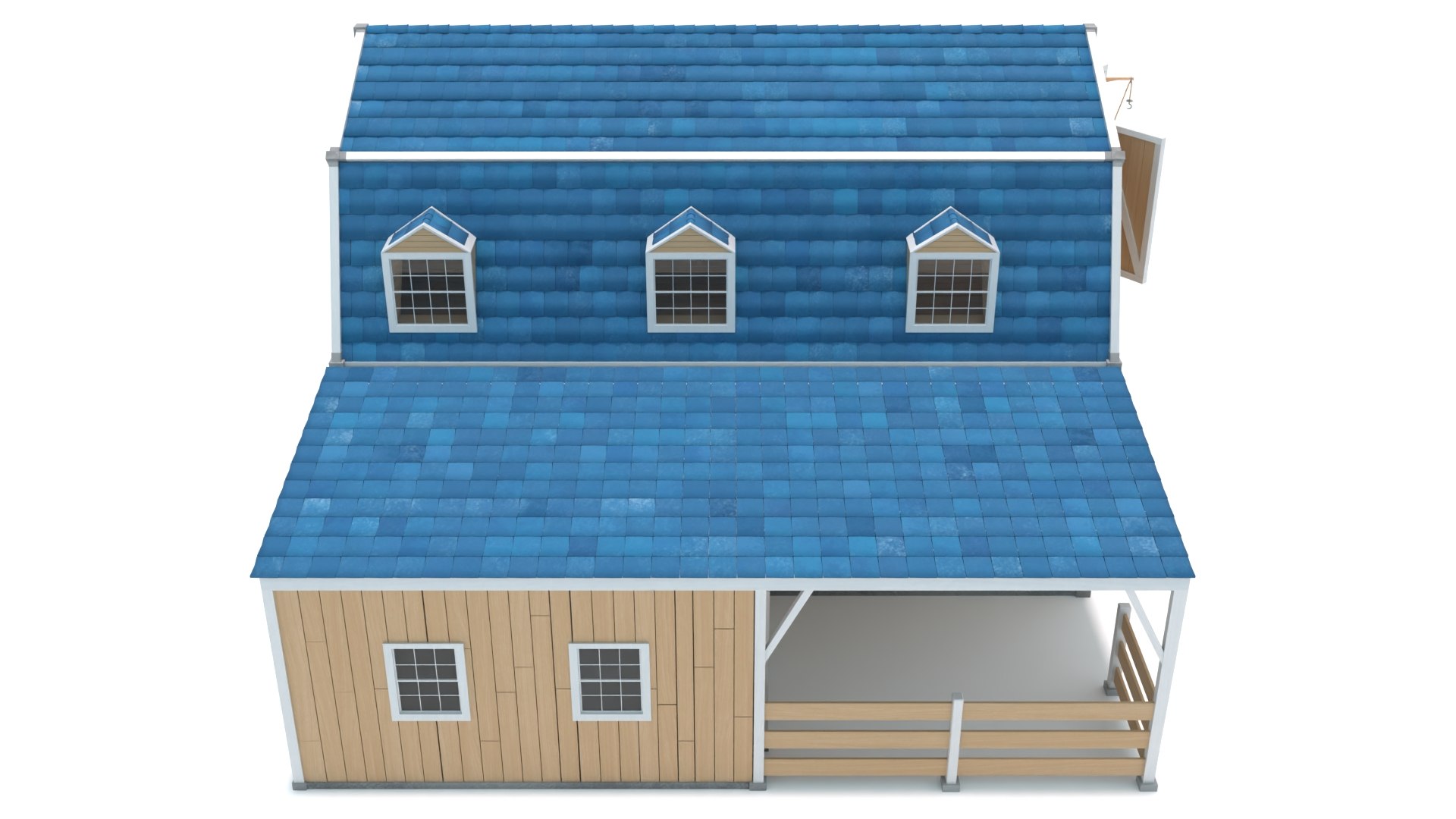 3D Model Stylized Barn - TurboSquid 2416053