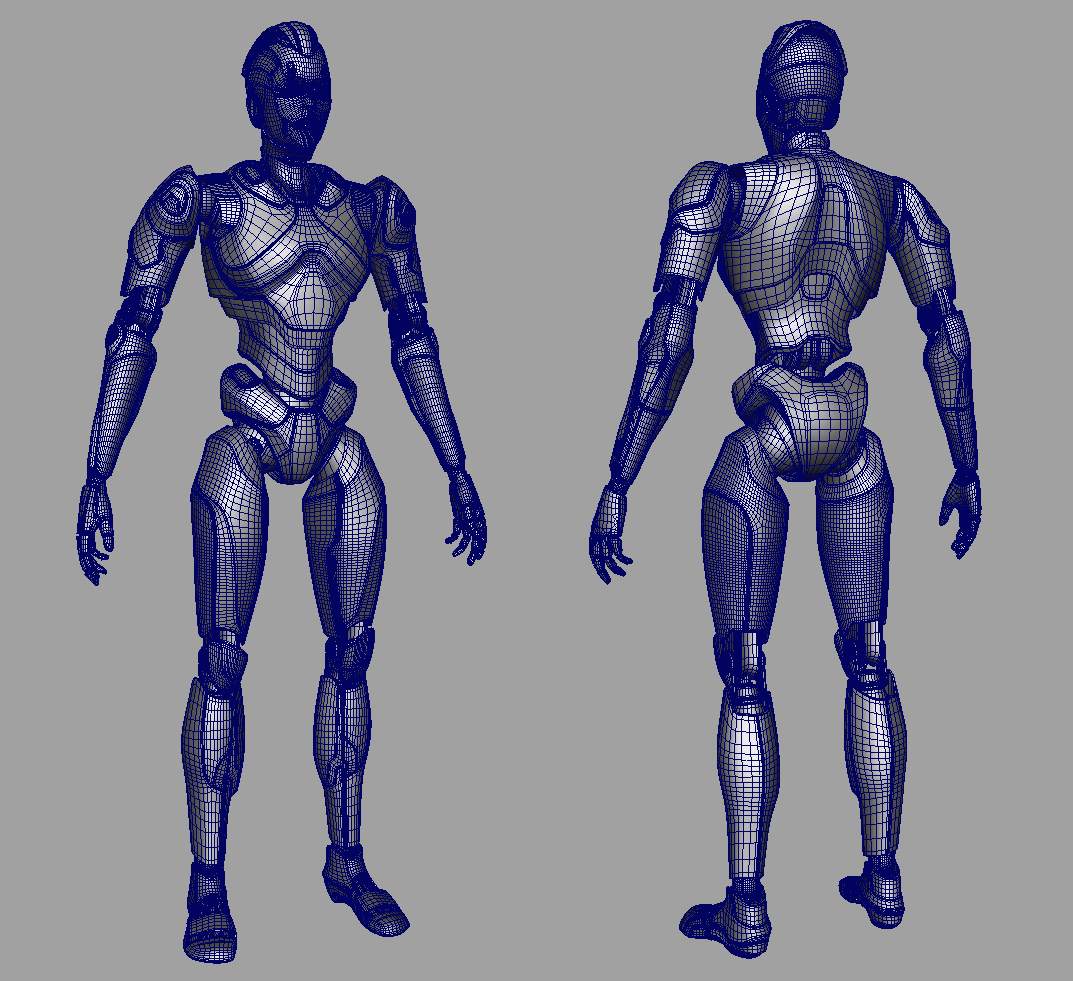 3D model cyborg robot - TurboSquid 1288257