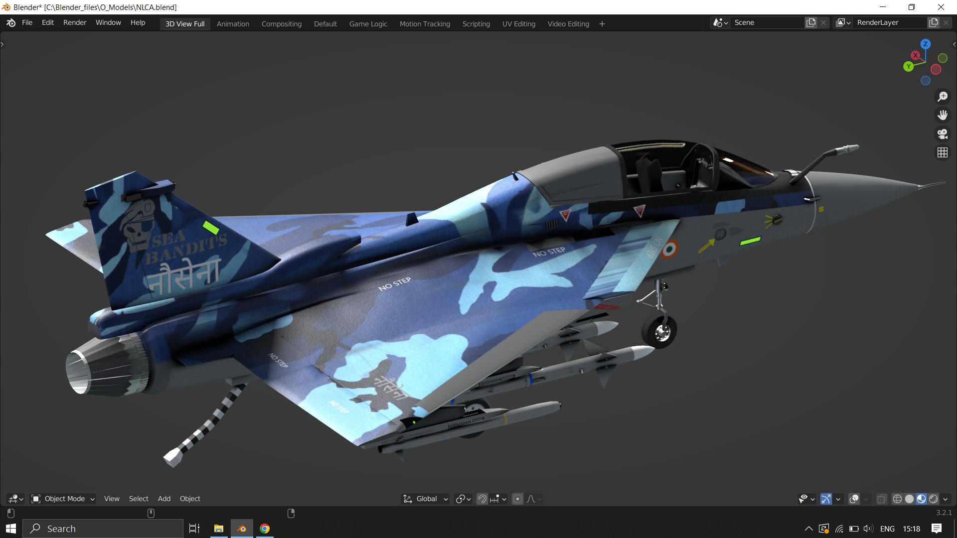 LCA Navy 3D Model - TurboSquid 2033379