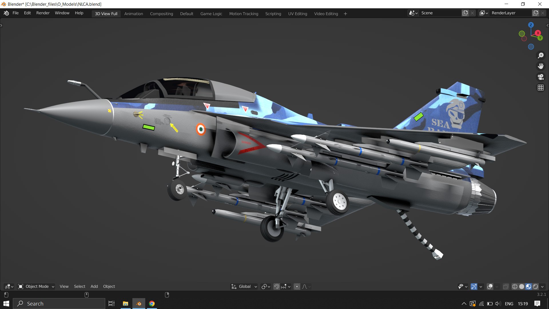 LCA Navy 3D Model - TurboSquid 2033379