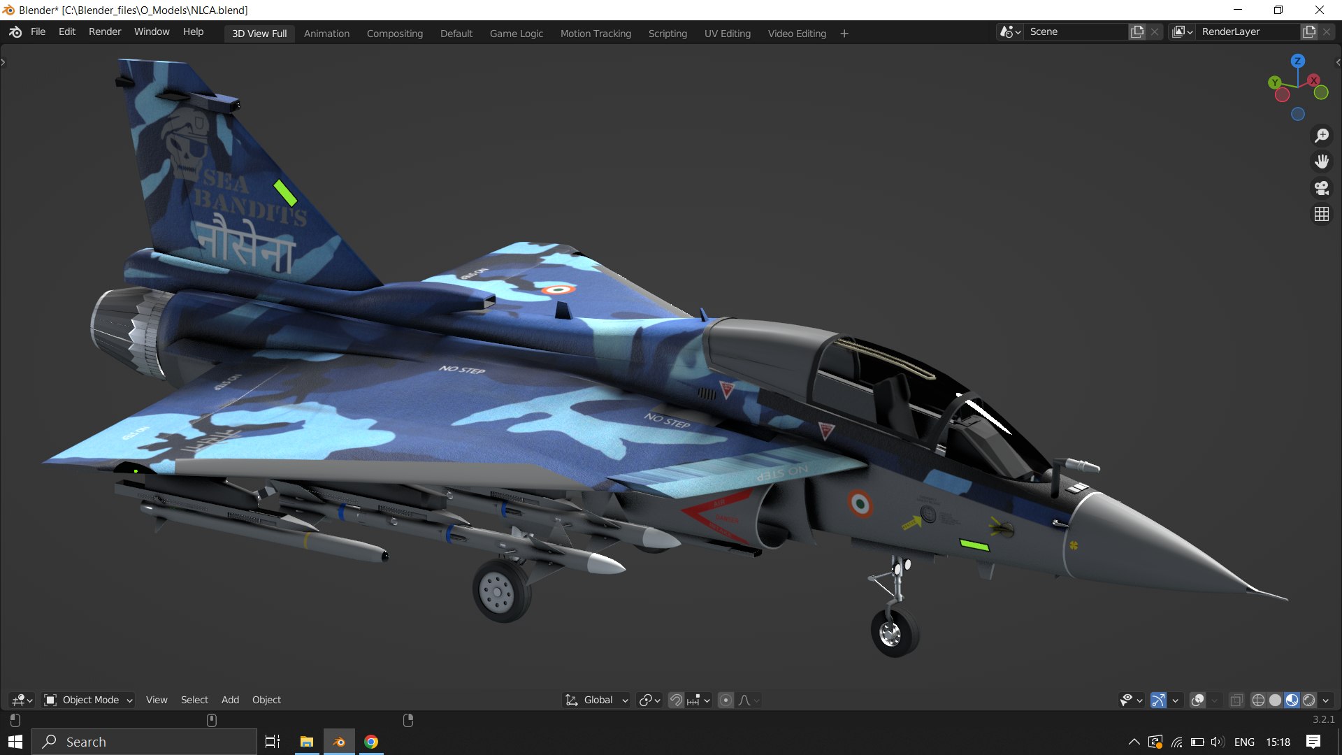 LCA Navy 3D Model - TurboSquid 2033379