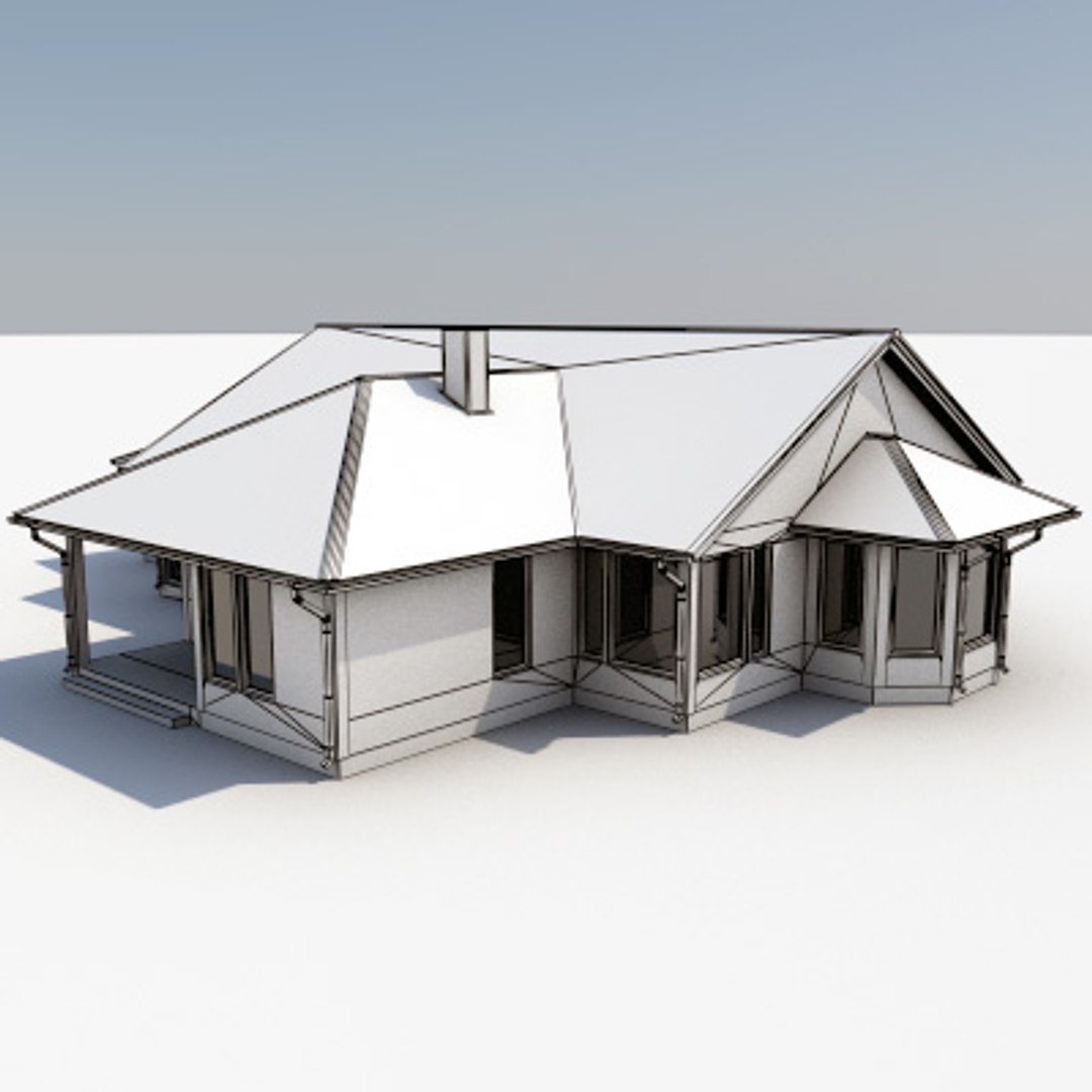 3d Story House Model