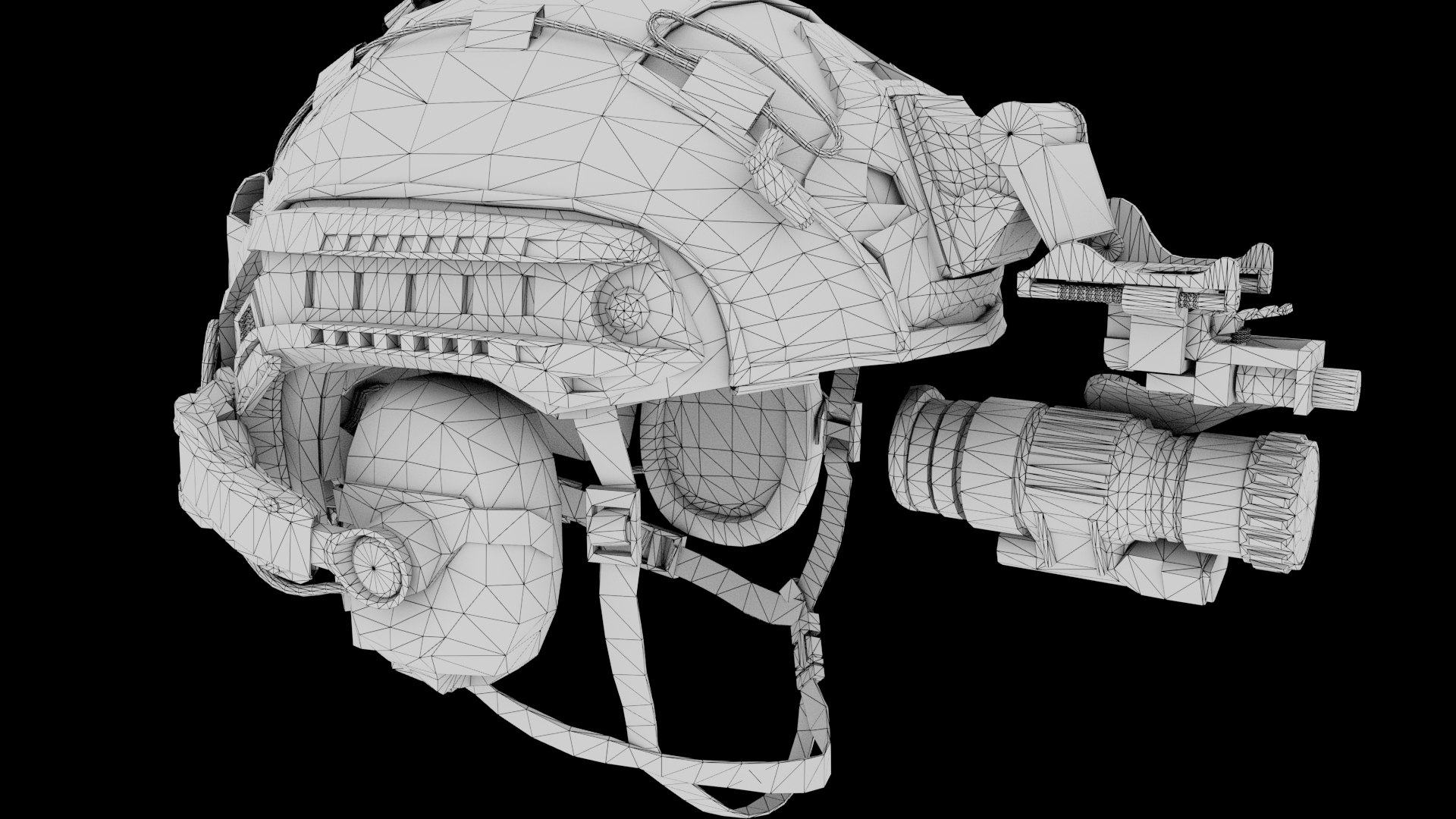 3D Tactical Helmet Model - TurboSquid 2395481