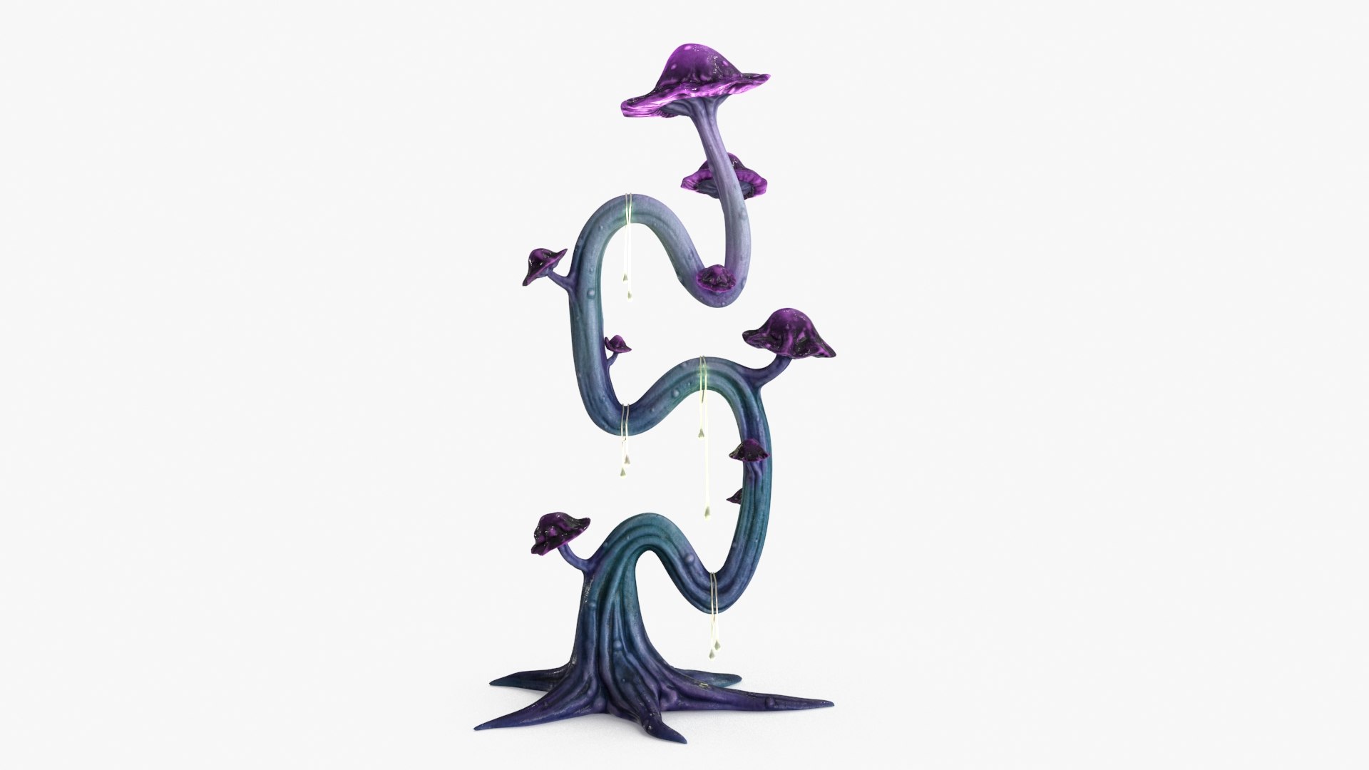 Magic Mushroom 3D Model - TurboSquid 2064718