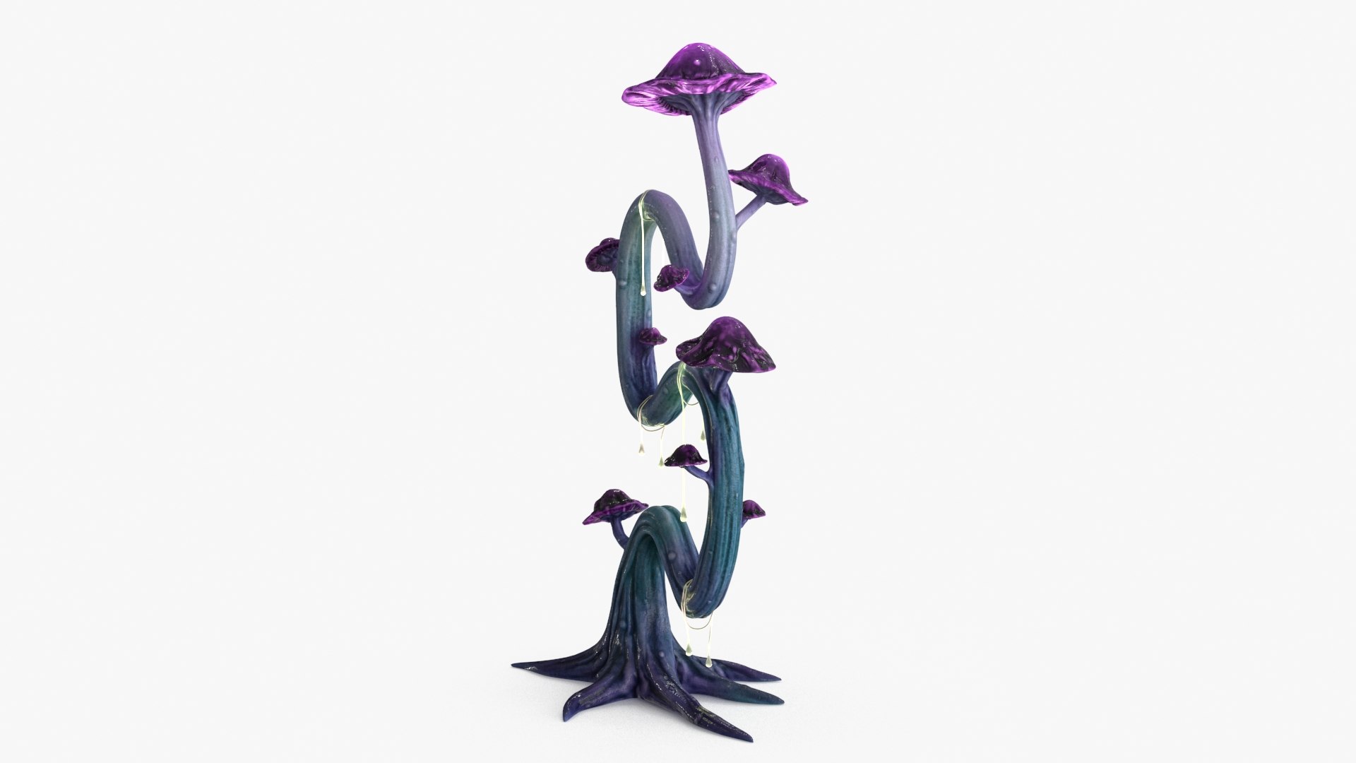 Magic Mushroom 3D Model - TurboSquid 2064718