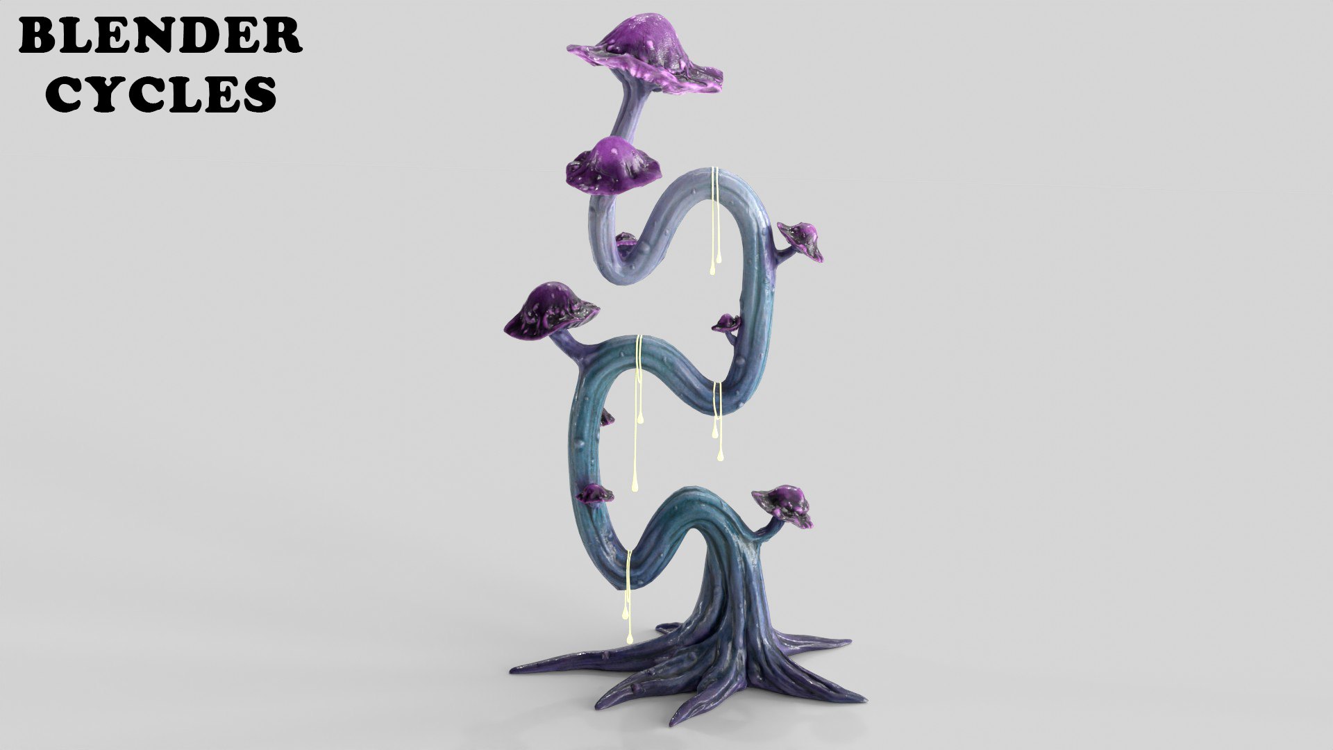 Magic Mushroom 3D Model - TurboSquid 2064718