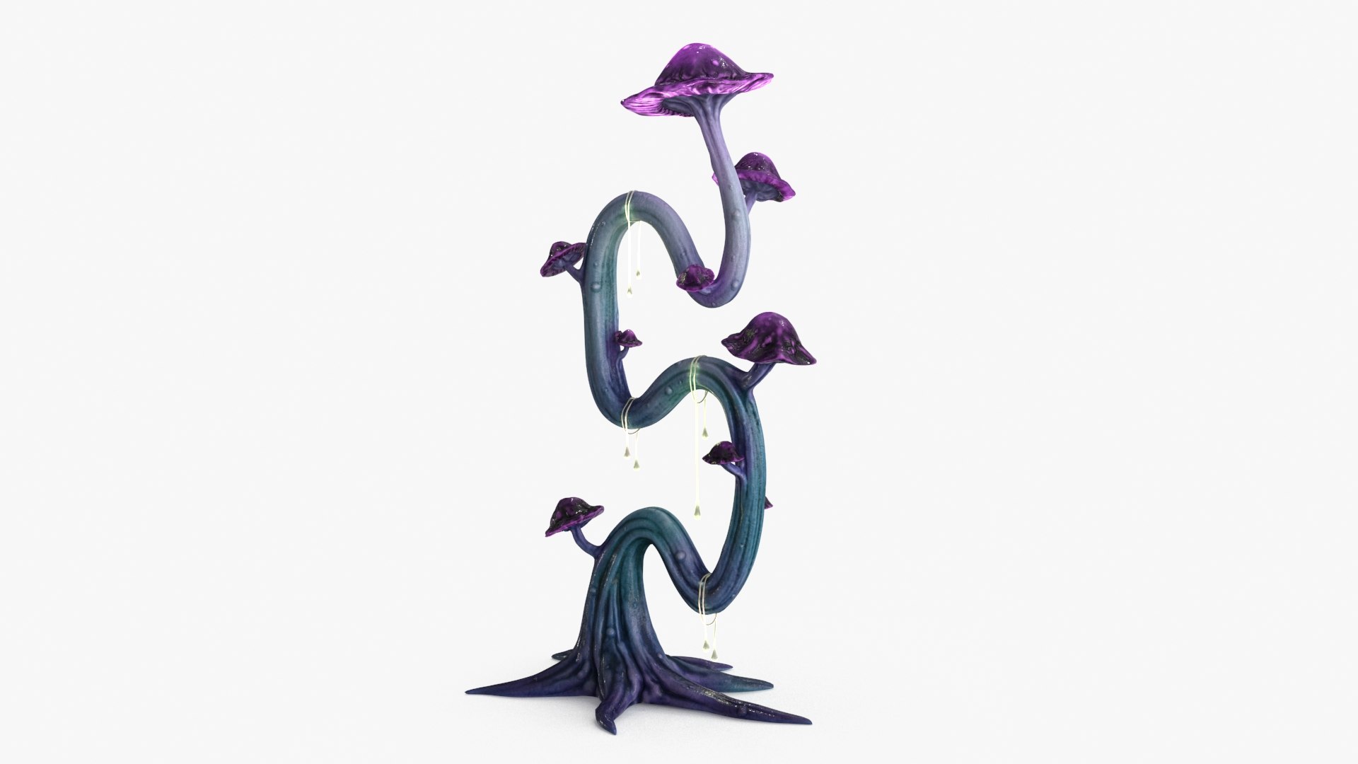 Magic Mushroom 3D Model - TurboSquid 2064718