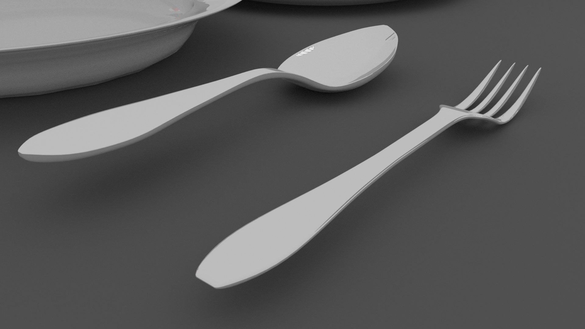 Cutlery Set 3D Model - TurboSquid 1729718