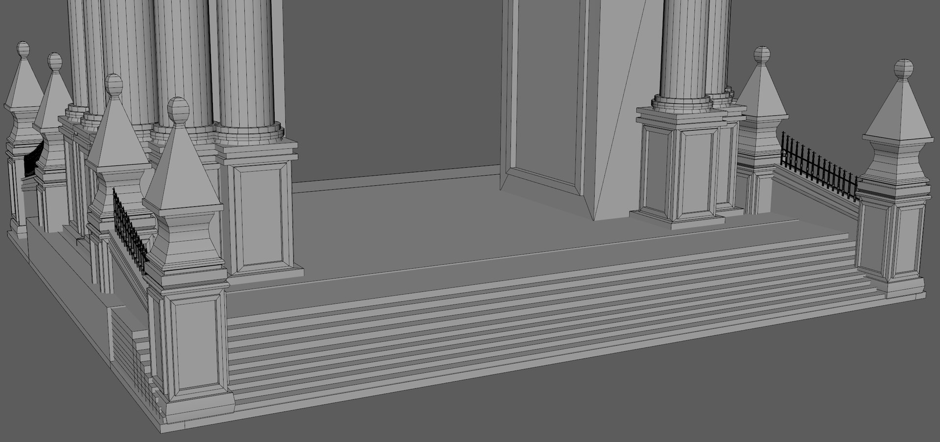 3D Structure Pilar Model - TurboSquid 1208647